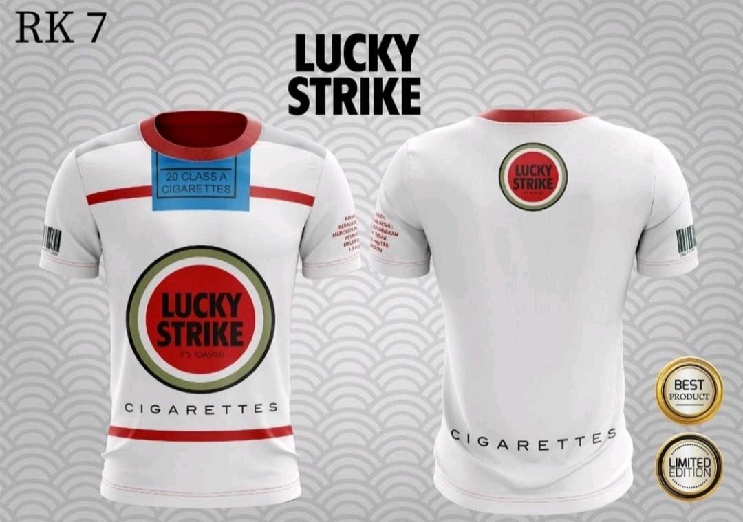 Baju Rokok Kain Jersi Microfibre Sublimation 1 # Dunhill, Marlboro ...