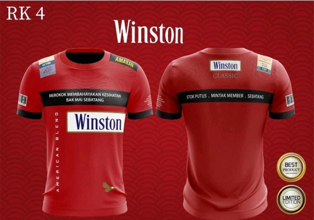 Baju Rokok Kain Jersi Microfibre Sublimation 1 # Dunhill, Marlboro ...