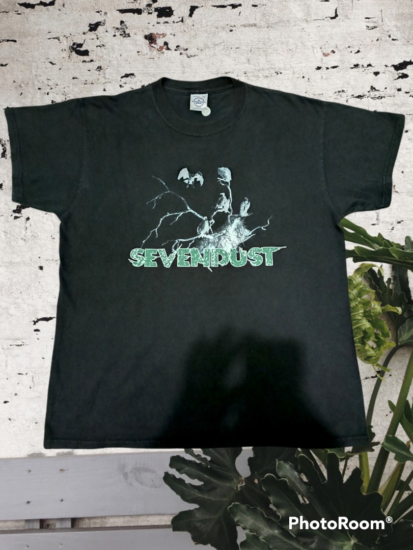 Band Sevendust 90s, Men's Fashion, Tops & Sets, Tshirts & Polo Shirts ...