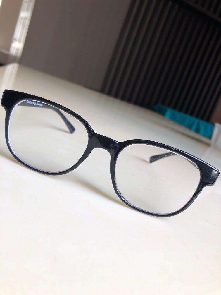 Black glossy spectacles from Visual Mass (made in S Korea), Men's ...
