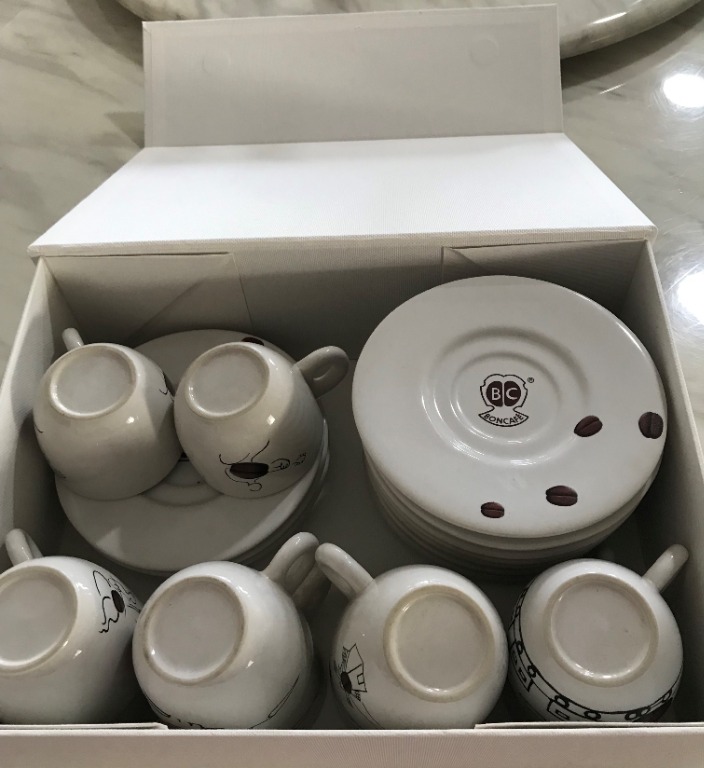 Boncafe Cup & Saucer, Furniture & Home Living, Kitchenware & Tableware ...