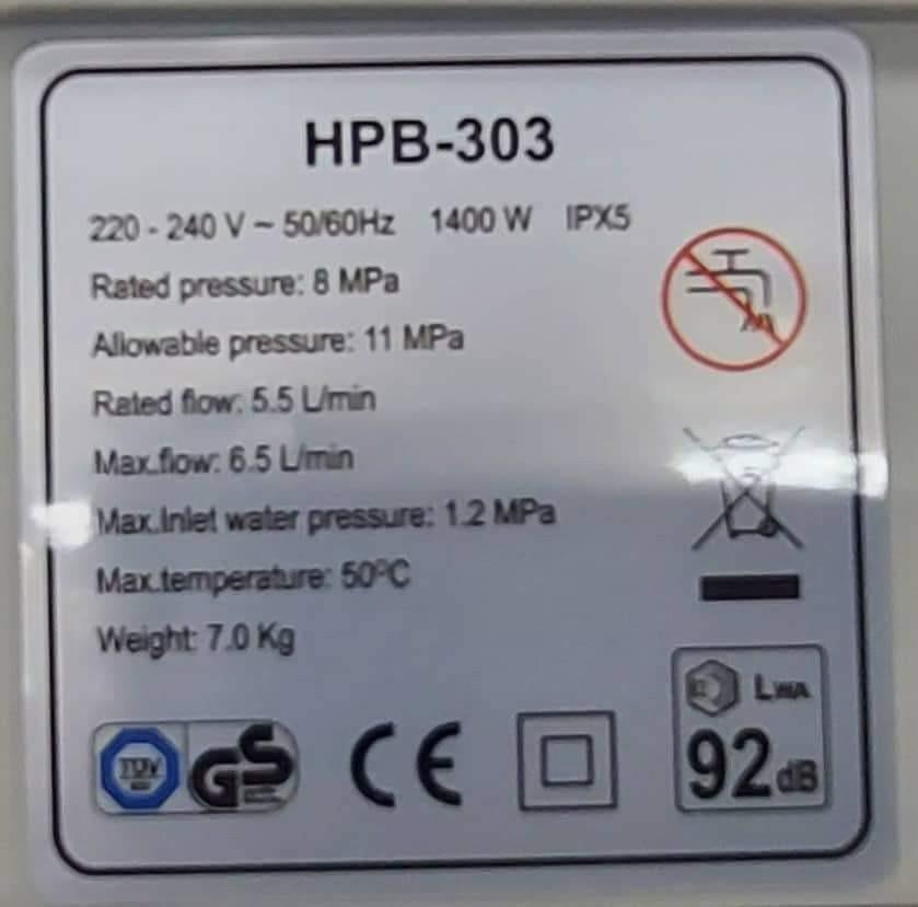 Brand New Kawasaki HPB 303 (110bar), Furniture & Home Living, Cleaning ...