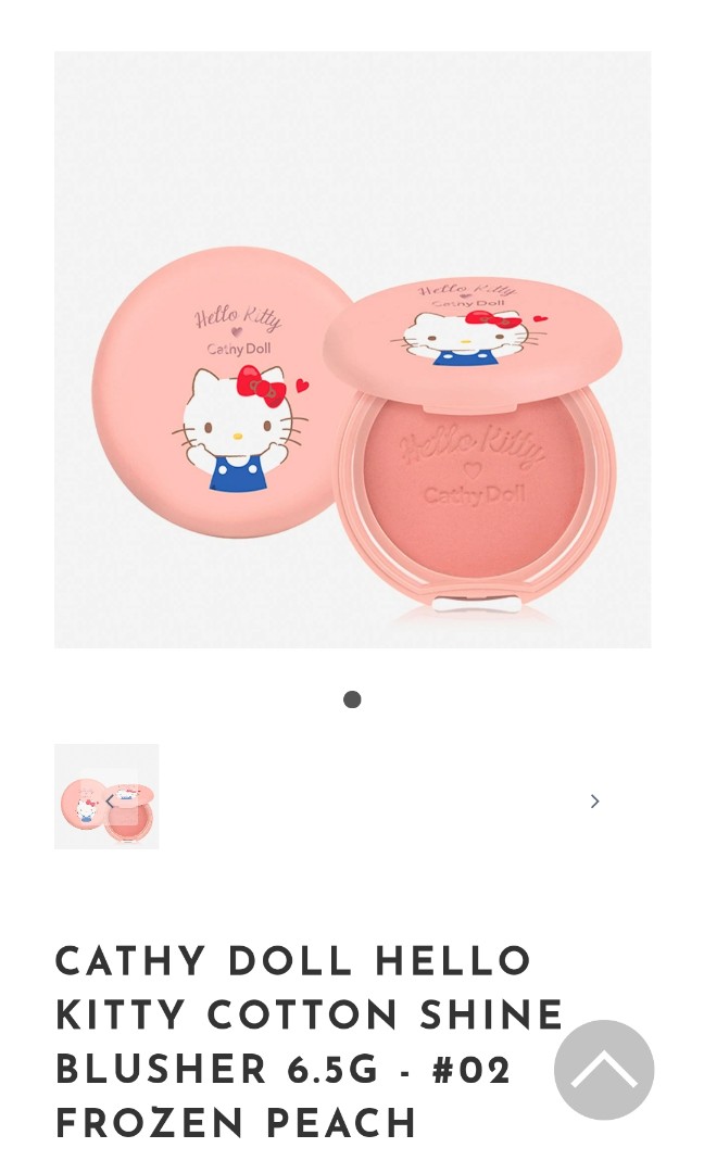 Cathy Doll - Hello Kitty Blusher, Beauty & Personal Care, Face, Makeup ...