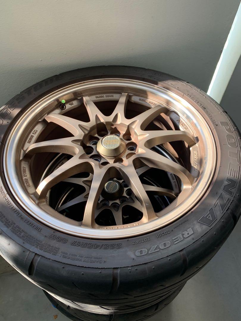 Ce28n dual PCD 17” 7j +40 offset REP, Car Accessories, Tyres & Rims on ...