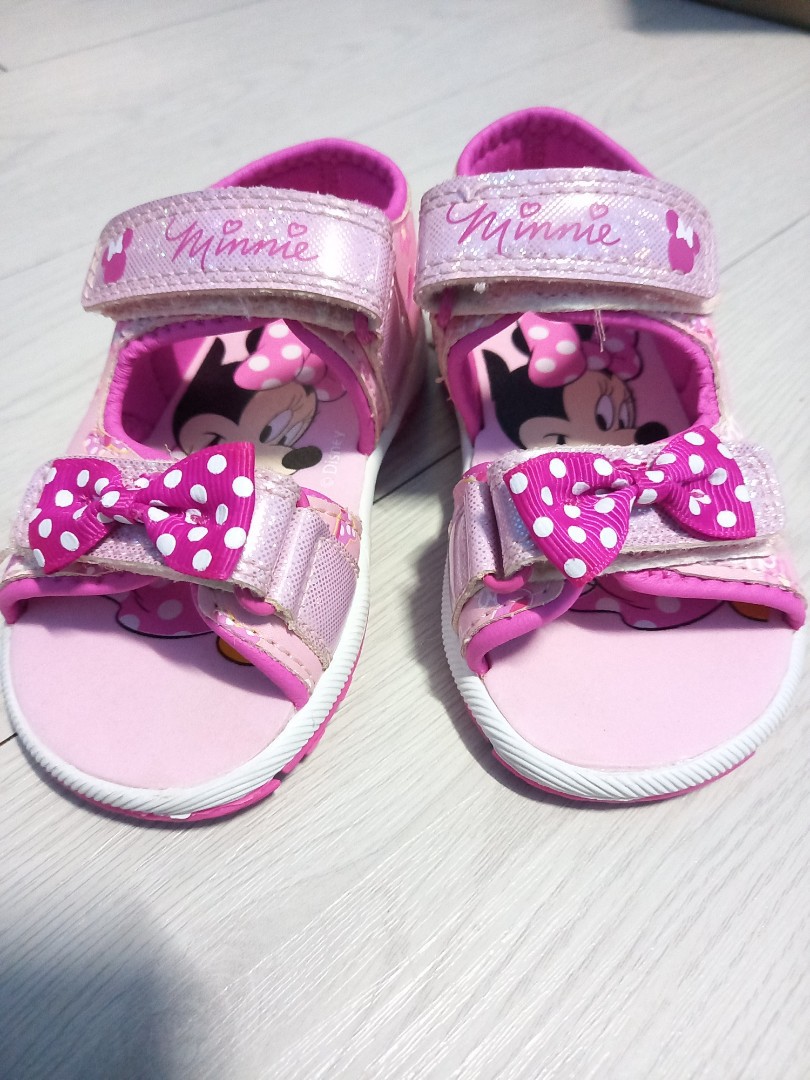 Disney Minnie Mouse Sandals, Babies & Kids, Babies & Kids Fashion on ...