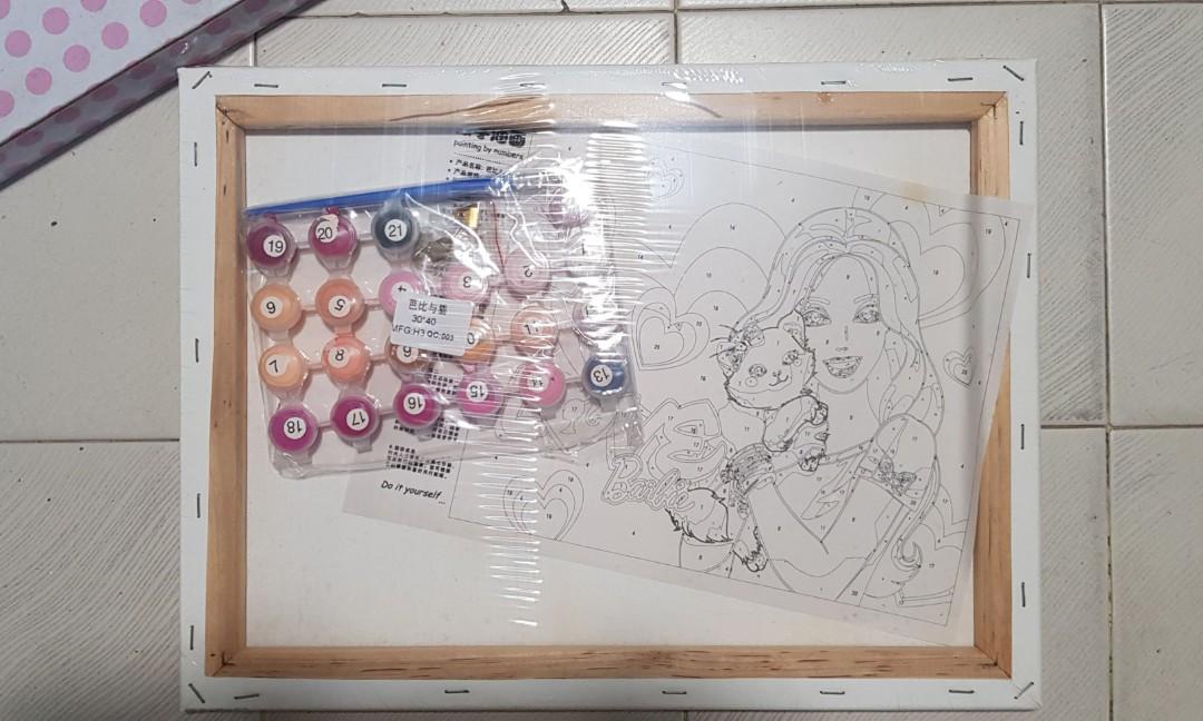 DIY Oli Painting (Barbie Edition), Hobbies & Toys, Stationery & Craft ...