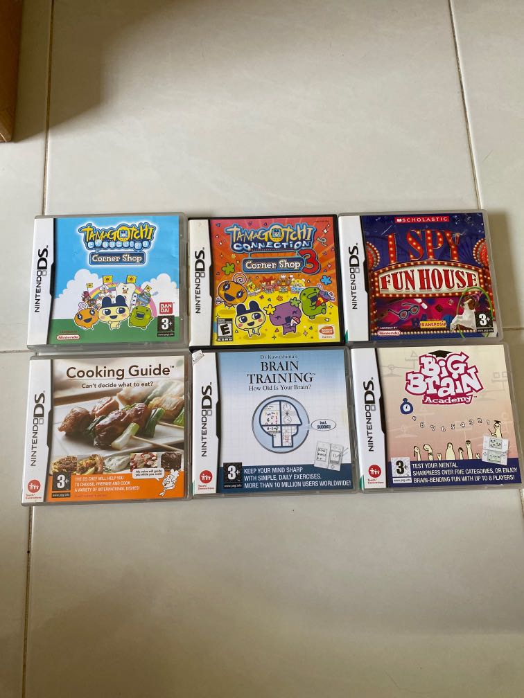 Ds games / cartridge tamagotchi corner shop big brain academy training ...
