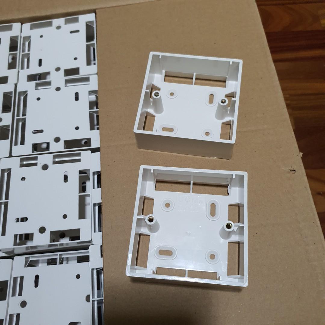 Electrical 1 gang box single gang socket, TV & Home Appliances ...