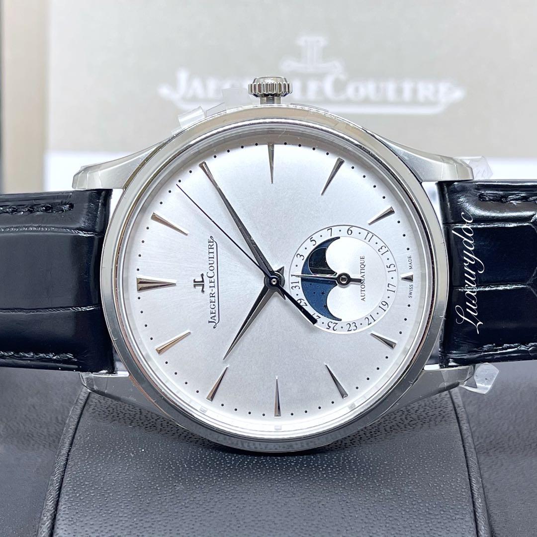 FS. BNIB JLC JAEGER LECOULTRE AUTOMATIC MASTER ULTRA THIN MUT MOONPHASE ...
