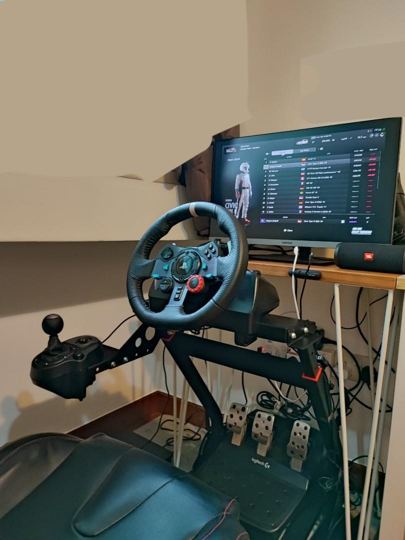 FULL Simulator Racing Setup, Video Gaming, Gaming Accessories ...