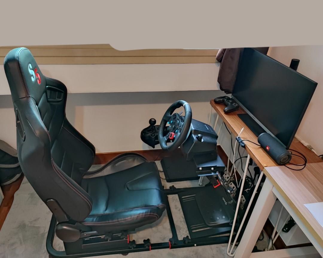FULL Simulator Racing Setup, Video Gaming, Gaming Accessories ...