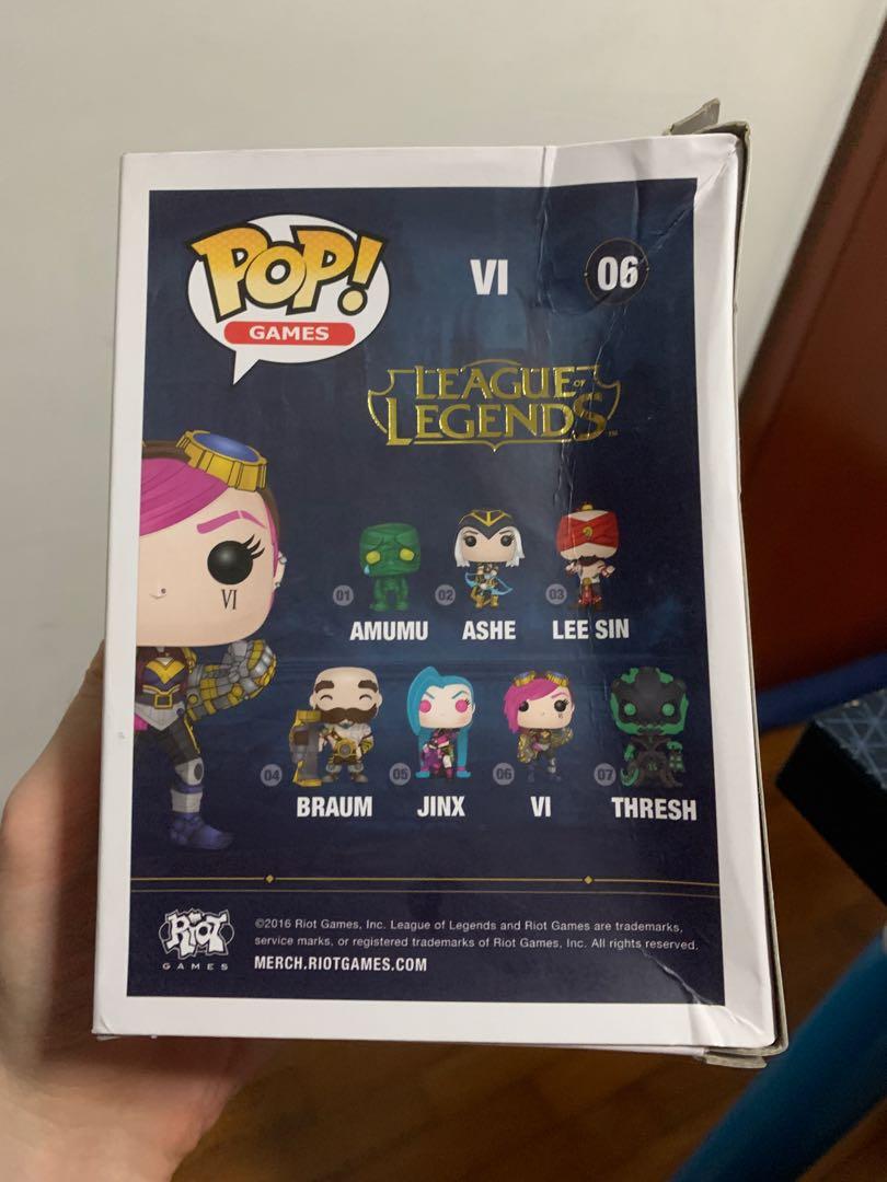 Funko Pop League of Legends Arcane - Vi (Box Badly Damaged), Hobbies ...