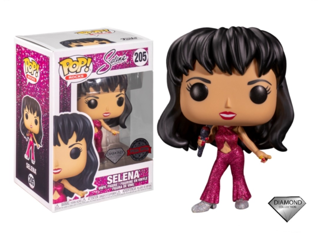 Funko Pop! Rocks: Selena (Burgundy Outfit) (Diamond Glitter) [Exclusive ...