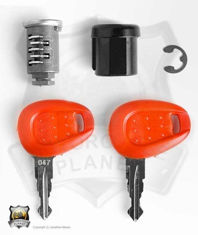 Givi piston key set part spare keys box, Motorcycles, Motorcycle ...
