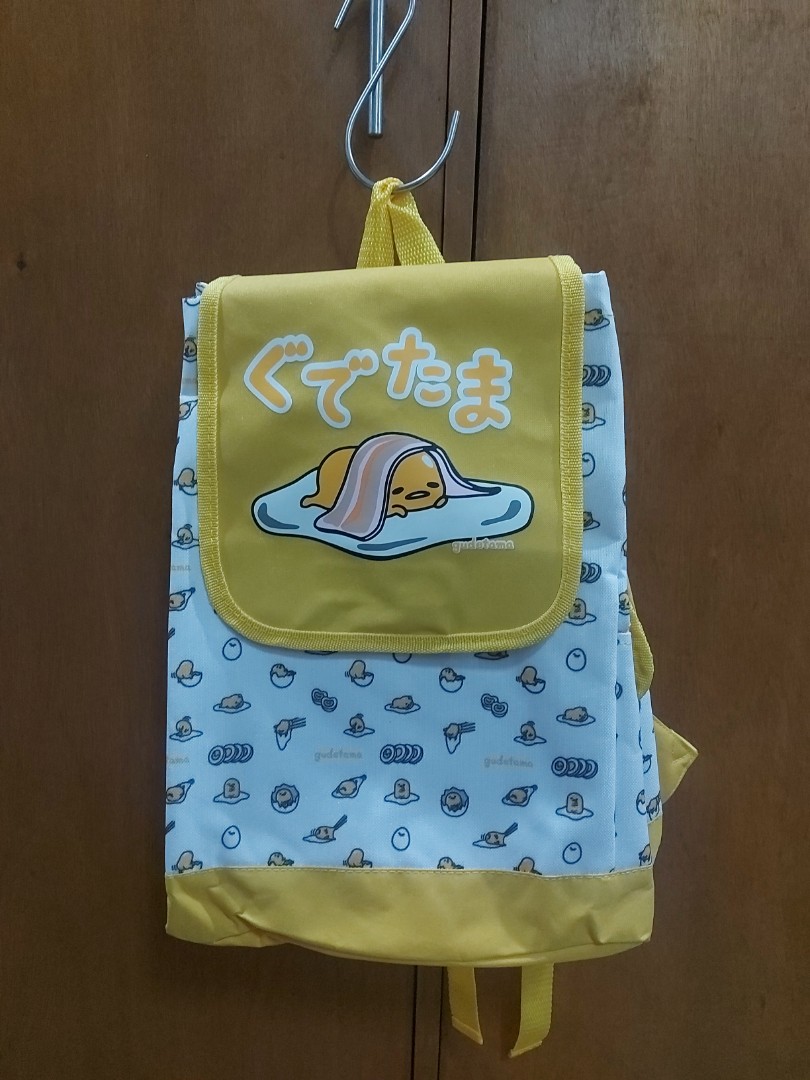 Gudetama Backpack, Women's Fashion, Bags & Wallets, Backpacks on Carousell