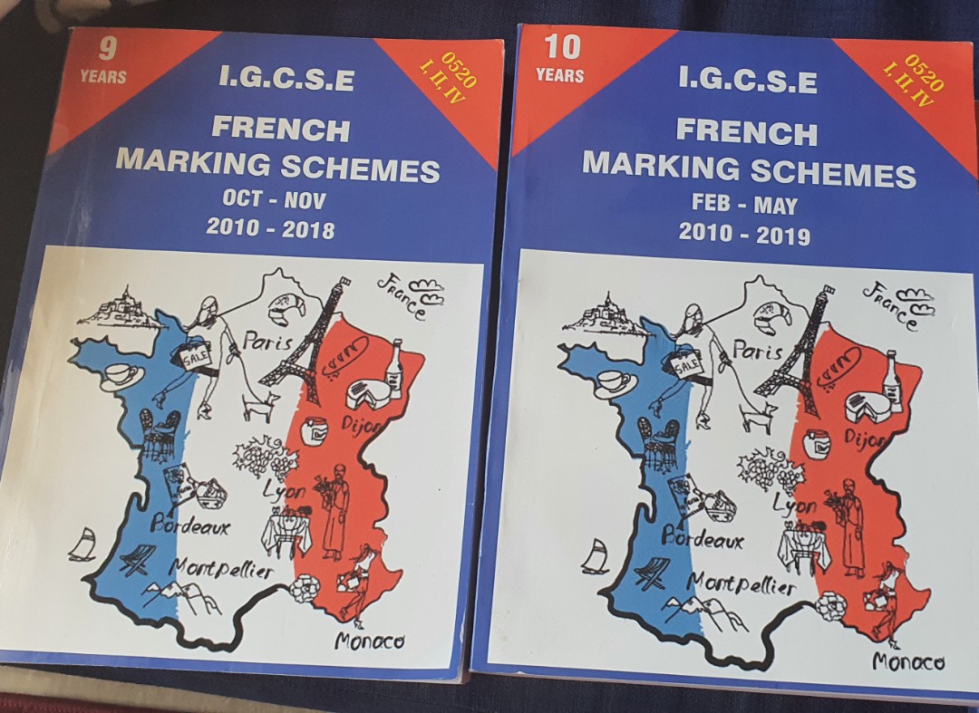 IGCSE French past papers and marking schemes, Hobbies & Toys, Books ...