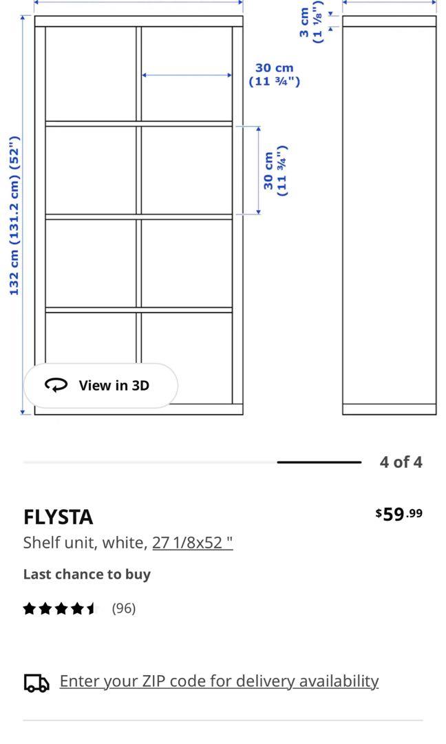 Ikea FLYSTA shelf, Furniture & Home Living, Furniture, Shelves ...