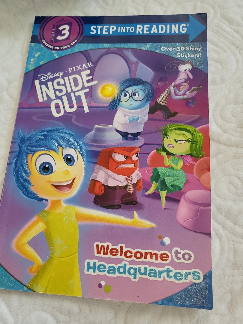 Inside Out - Welcome to headquarters, 興趣及遊戲, 書本 & 文具, 小朋友書 - Carousell