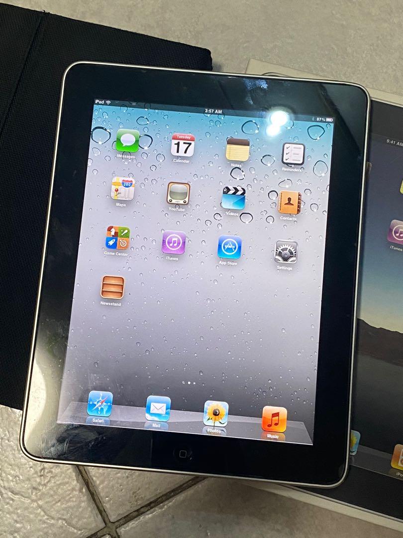 Ipad 1st gen unit only with box, Mobile Phones & Gadgets, Tablets, iPad ...