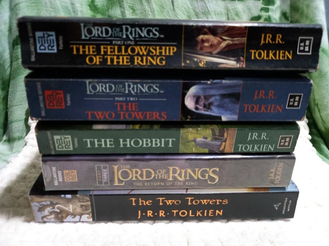 JRR Tolkien Books The Lord of the Rings The Hobbit, Hobbies & Toys ...