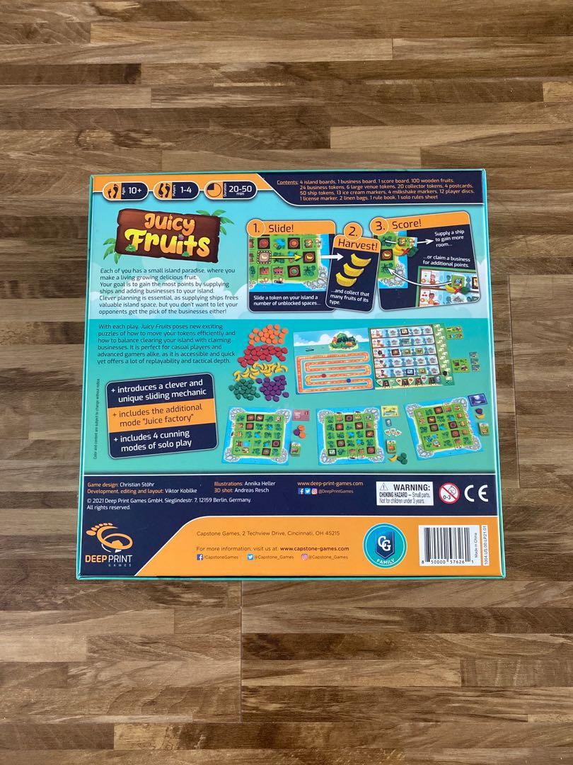 Juicy Fruits Board Game, Hobbies & Toys, Toys & Games on Carousell