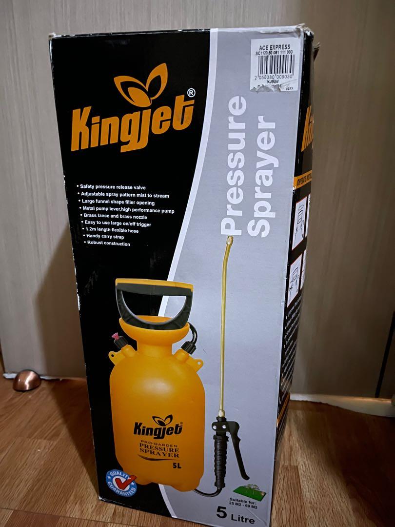 Kingjet Pressure Sprayer 5Liters, Furniture & Home Living, Gardening ...