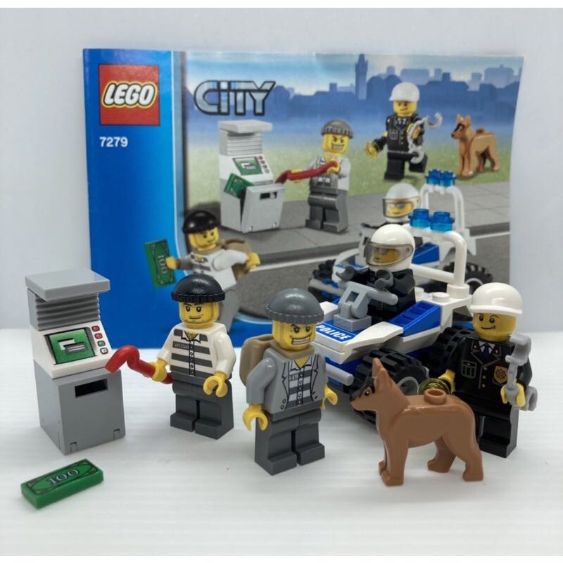Lego City 7279 City Police ATM Robbery Set, 興趣及遊戲, 玩具 & 遊戲類 - Carousell