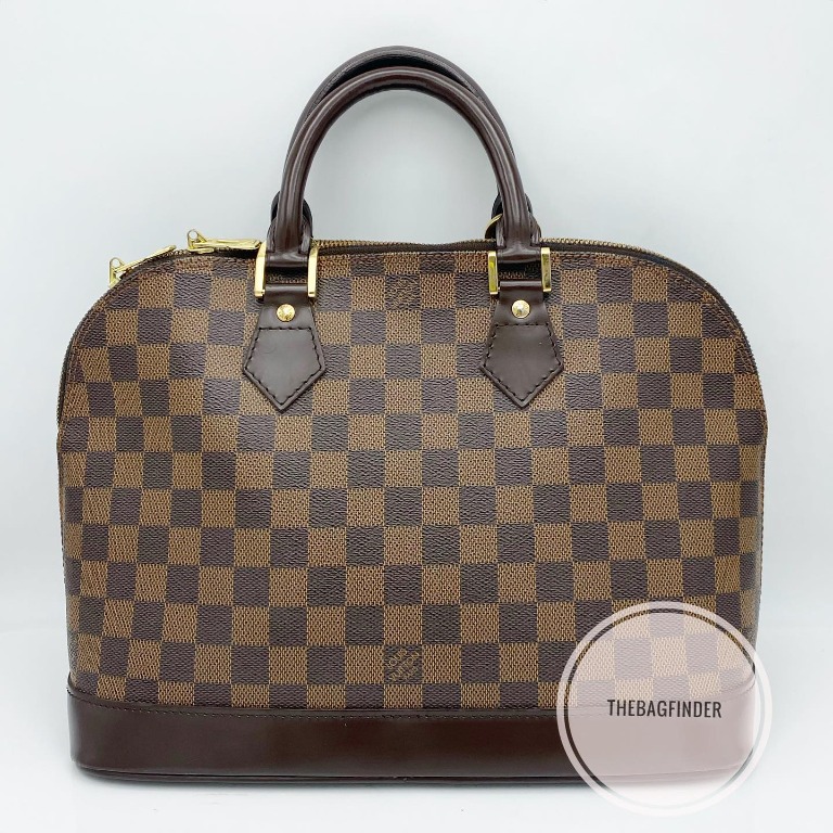 Louis Vuitton Alma Monogram PM Damier, Luxury, Bags & Wallets on Carousell