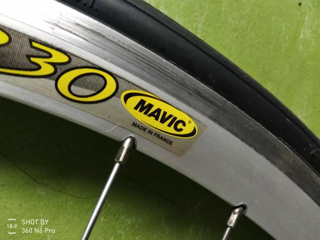 Mavic CXP30 wheelset with cogs, Sports Equipment, Bicycles & Parts ...