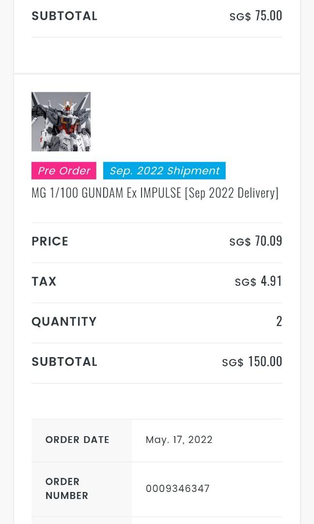 MG 1/100 GUNDAM Ex IMPULSE [Sep 2022 Delivery], Hobbies & Toys, Toys ...