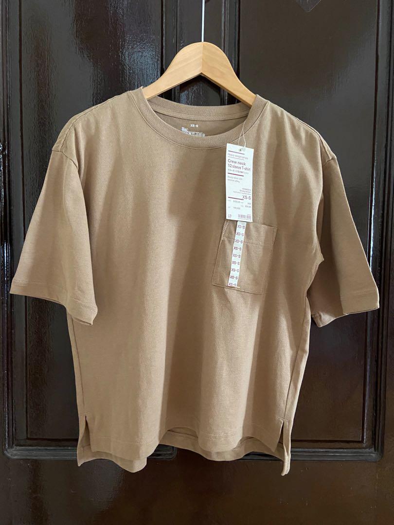 Muji Basic Top, Women's Fashion, Tops, Others Tops on Carousell