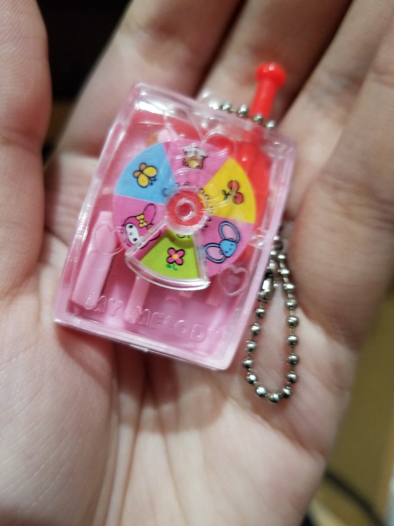 My Melody Mini Spin Wheel with Ball Chain, Hobbies & Toys, Memorabilia ...