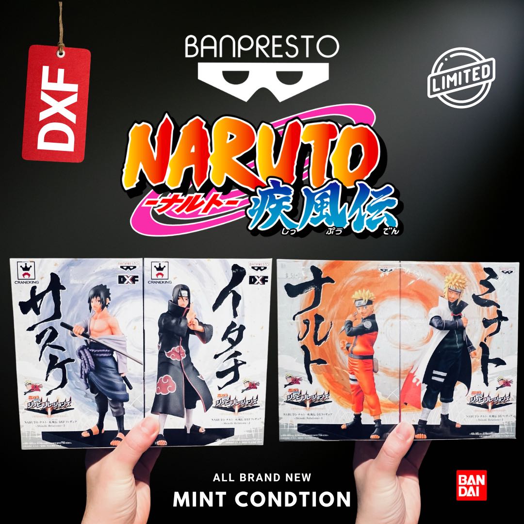 NARUTO SHIPPUDEN - Bandai / Banpresto - DXF Double Bundle - DXF Shinobi ...