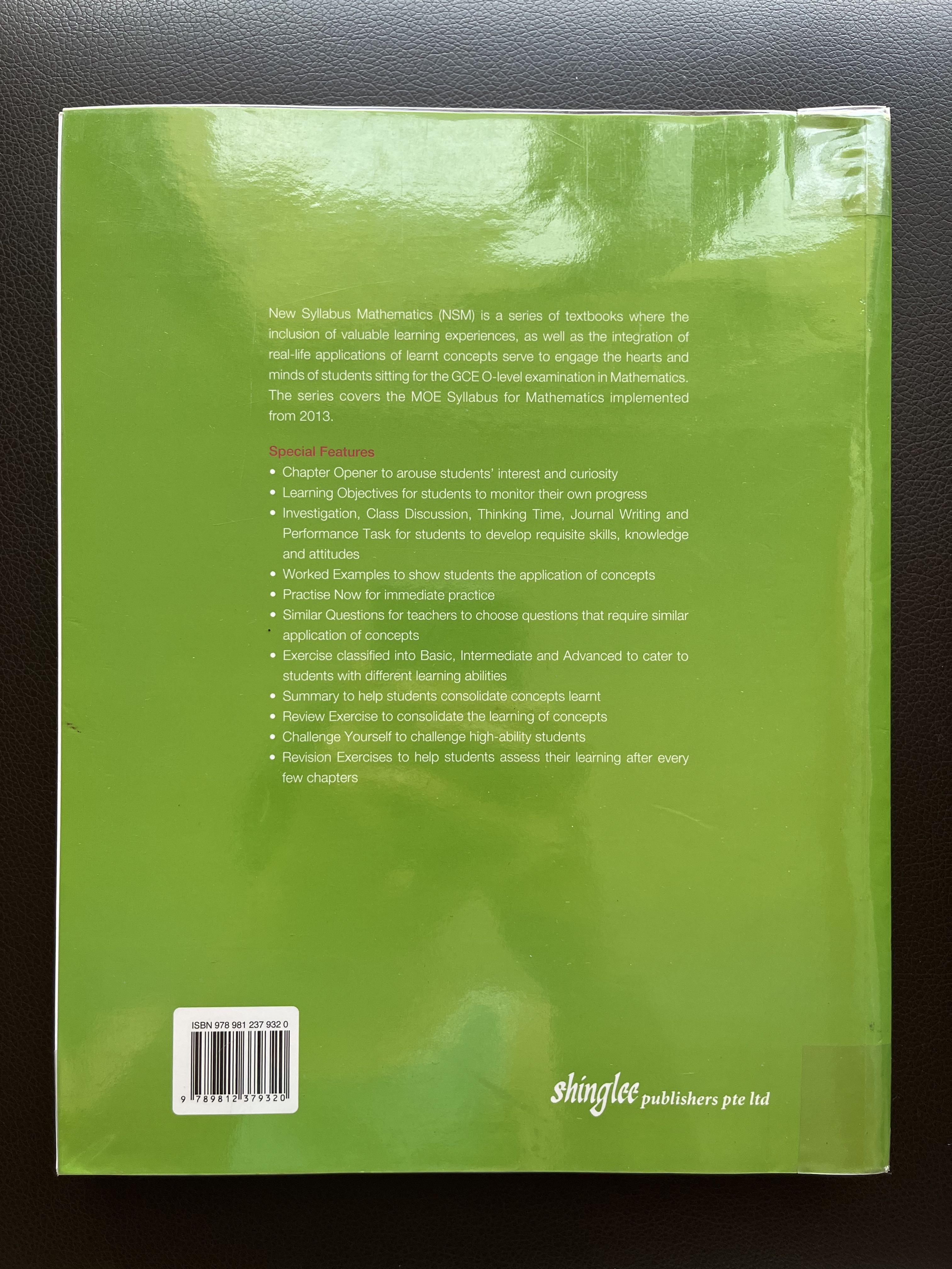 New Syllabus Mathematics Textbook 3 7th Edition Hobbies Toys new-syllabus-mathematics-textbook-3-7th-edition-hobbies-toys
