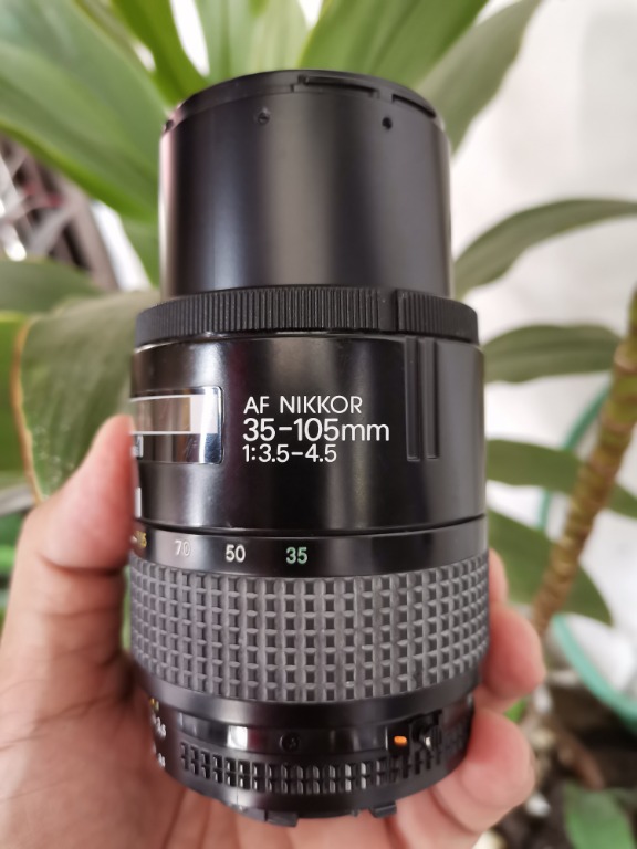 Nikon Auto-Focus (AF) Zoom Nikkor 35-105mm f/3.5~4.5 Wide-Tele Zoom ...