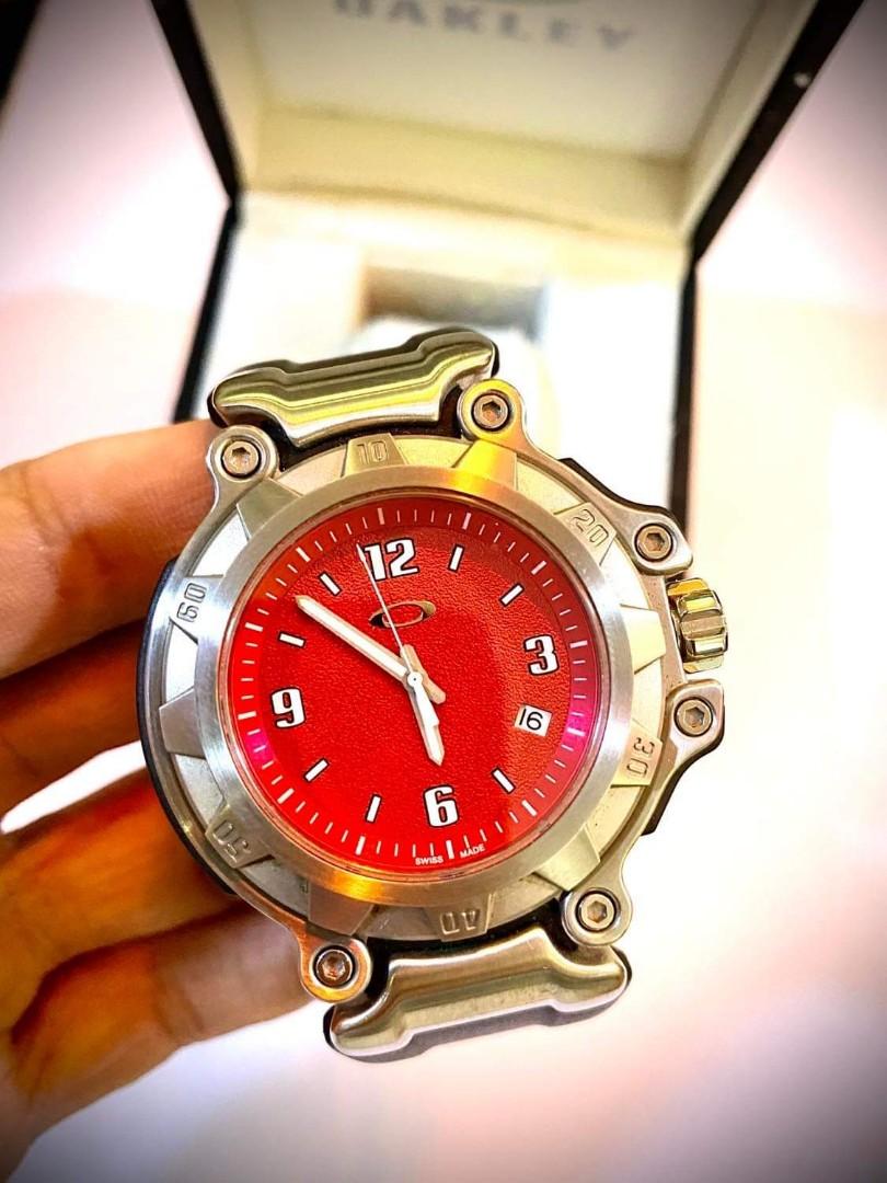 OAKLEY CRANK CASE WATCH, Luxury, Watches on Carousell
