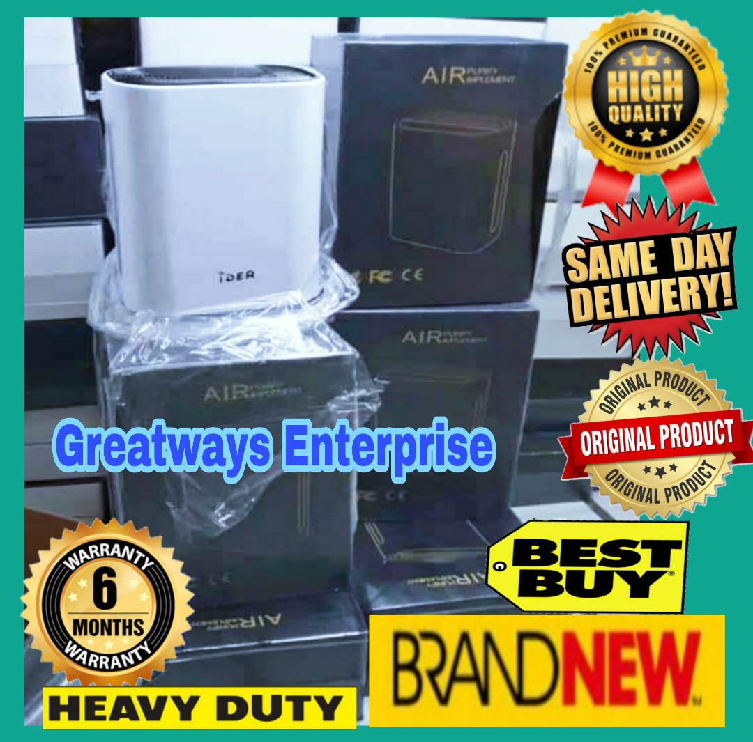 ORIGINAL AIR Purifier with UV Lights and HEPA filter, Anion and Remote ...
