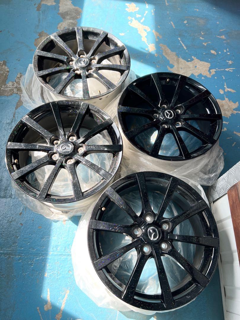 Original Mazda Rims, Car Accessories, Accessories on Carousell