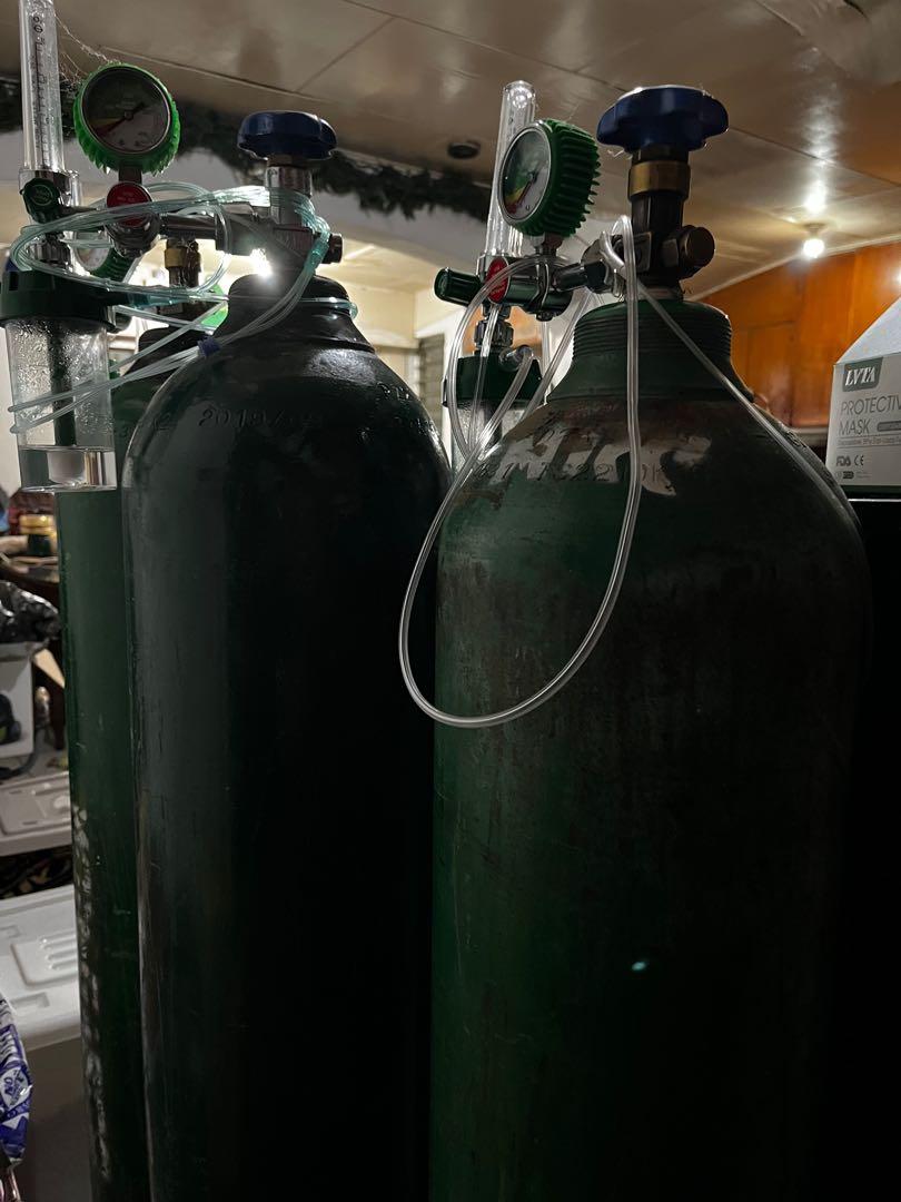 Oxygen Tank 50 lbs, Health & Nutrition, Medical Supplies & Tools on ...