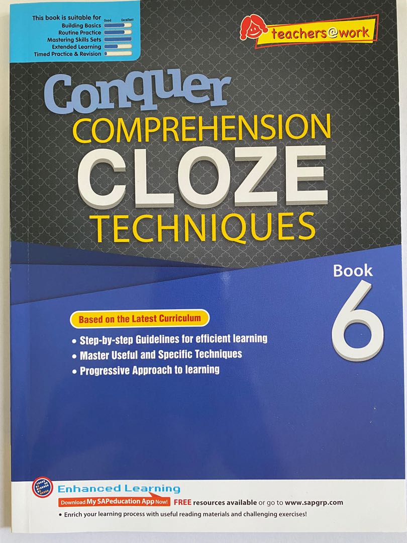 P6 PSLE Conquer Comprehension Cloze Techniques, Hobbies & Toys, Books ...