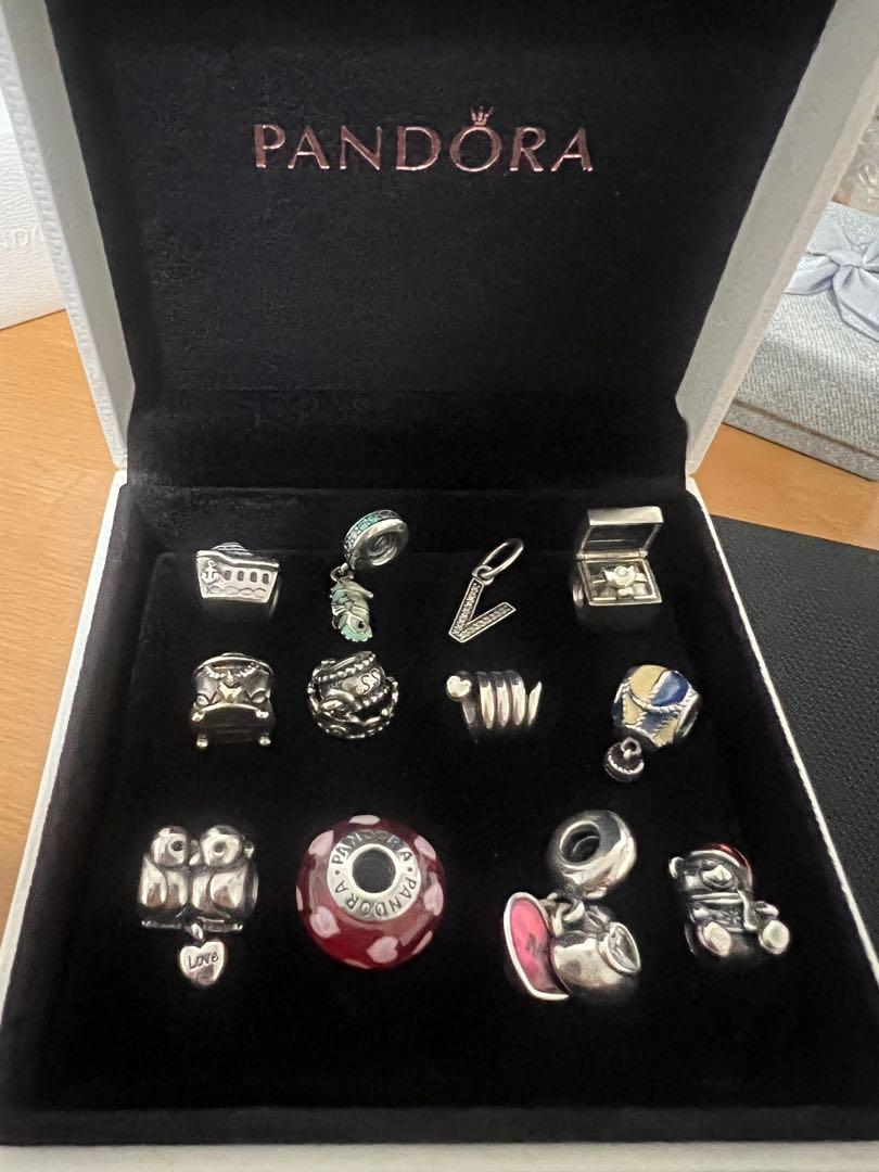 Pandora Letter V Charm, Women's Fashion, Jewelry & Organisers, Charms ...