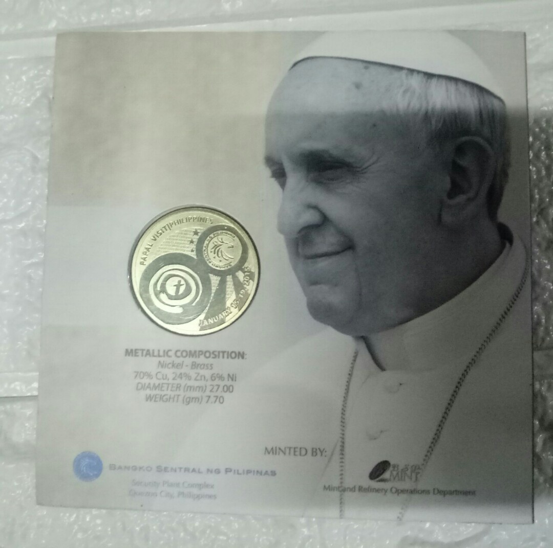 Pope Francis, Hobbies & Toys, Memorabilia & Collectibles, Currency on ...
