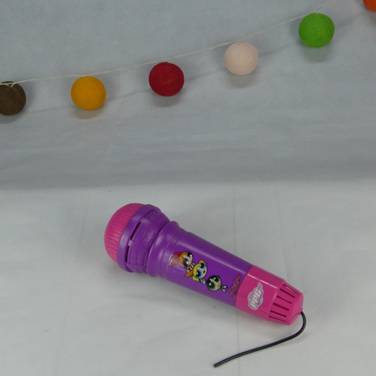 Power Puff Girls Microphone, Pink Microphone, Hobbies & Toys, Music ...