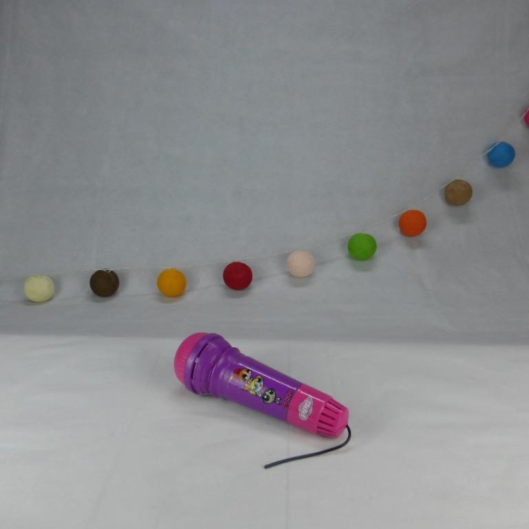 Power Puff Girls Microphone, Pink Microphone, Hobbies & Toys, Music ...