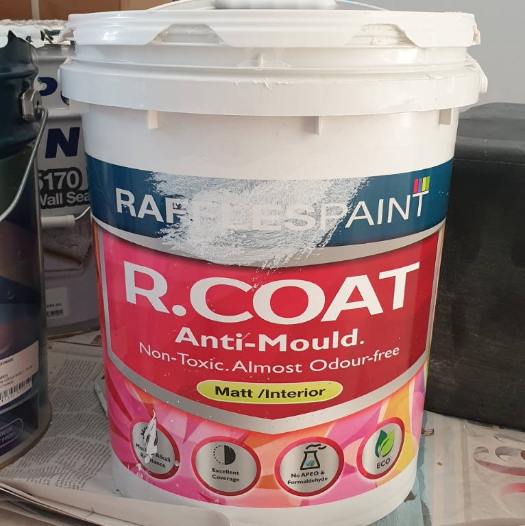 Raffles Paint White 20L, Furniture & Home Living, Home Improvement ...