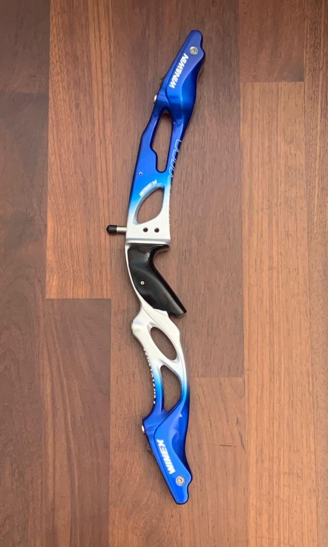 Recurve Riser WINEX 25” V1 by WIN&WIN Archery (WIAWIS), Blue-White ...