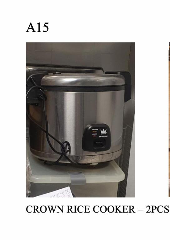 RICE COOKER CROWN, TV & Home Appliances, Kitchen Appliances, Cookers on ...