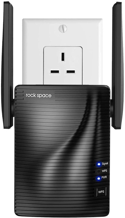Rockspace AC1200 WiFi Range Extender,1200Mbps Dual Band WiFi booster,2.4GHz& 5GHz Wifi Repeater ...