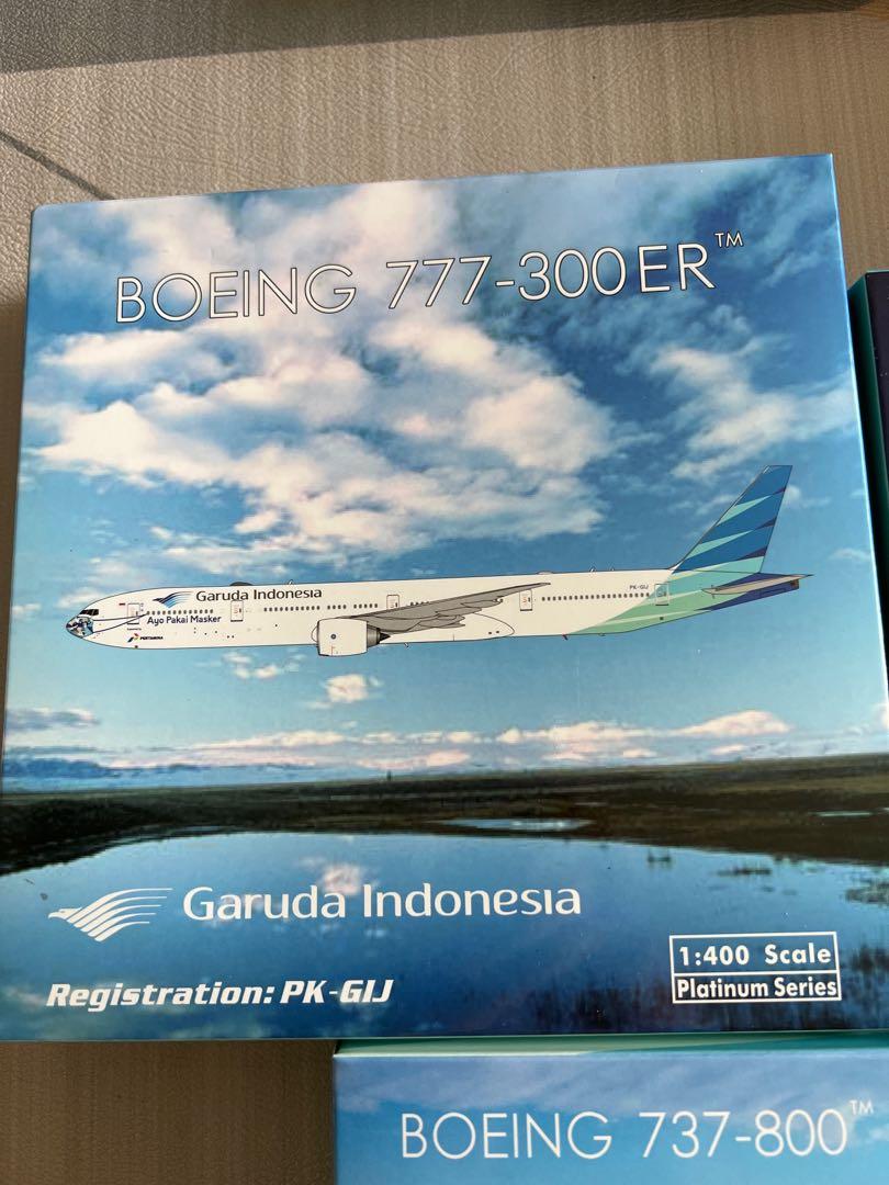 (Sale) Garuda Indonesian B777,A330 and B737, Hobbies & Toys ...