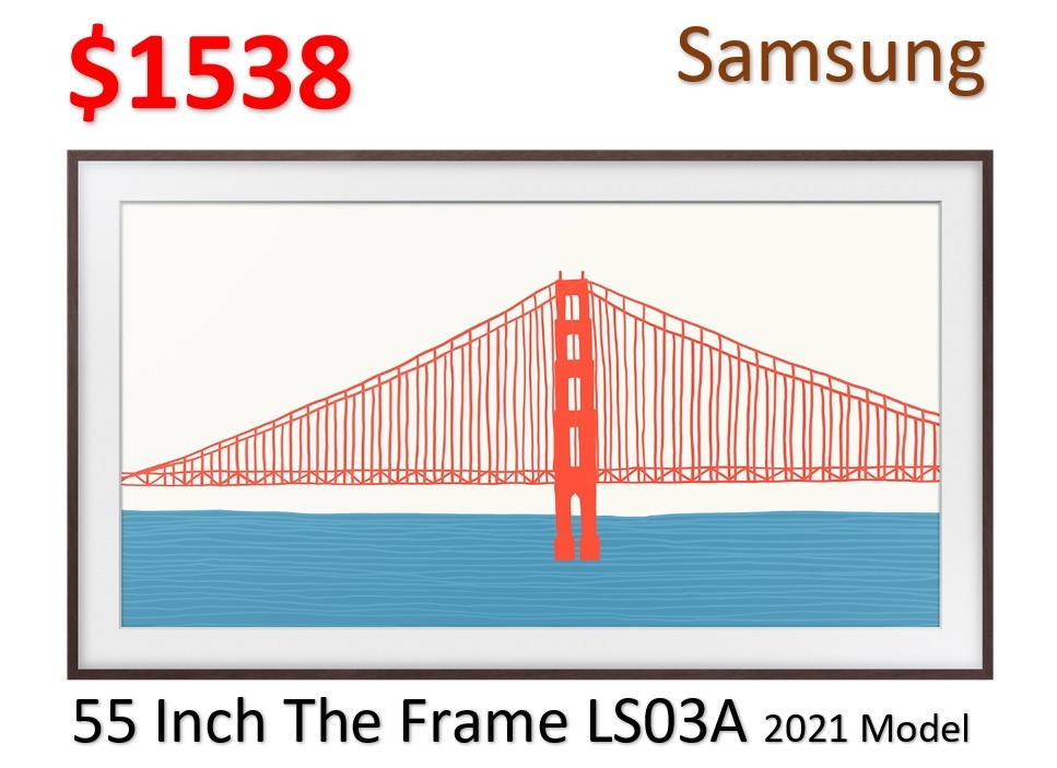 Samsung 55LS03A The Frame Art Mode QLED 4K Smart TV LS03A 55" 2021 ...